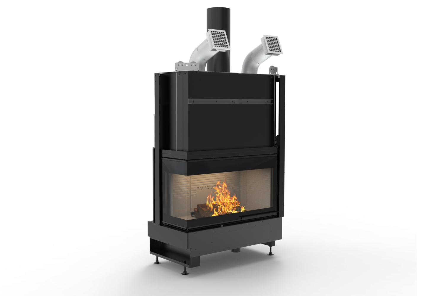 Wood-burning firebox Monoblocco WTX 90L N19 air - Palazzetti